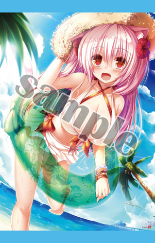 【Syroh】B2タペストリー・猫SUMMER | アールジュネス・軸中心派・E☆2-えつ-